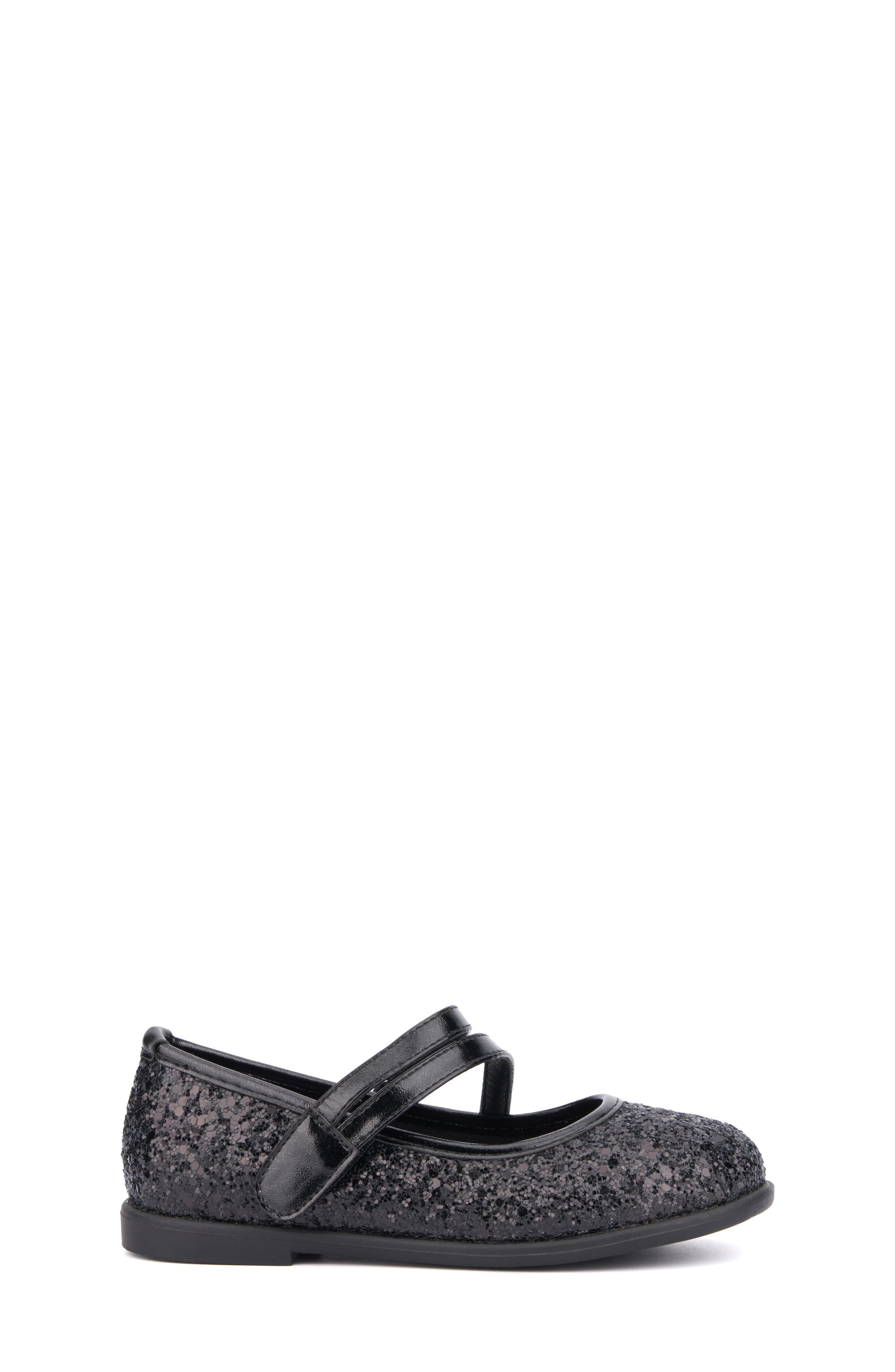 OLIVIA MILLER Kids' Glitter Mary Jane Flat | Nordstromrack