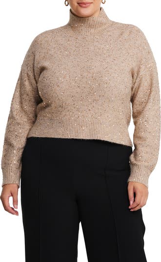 Estelle Golden Sparkle Sequin Sweater | Nordstromrack