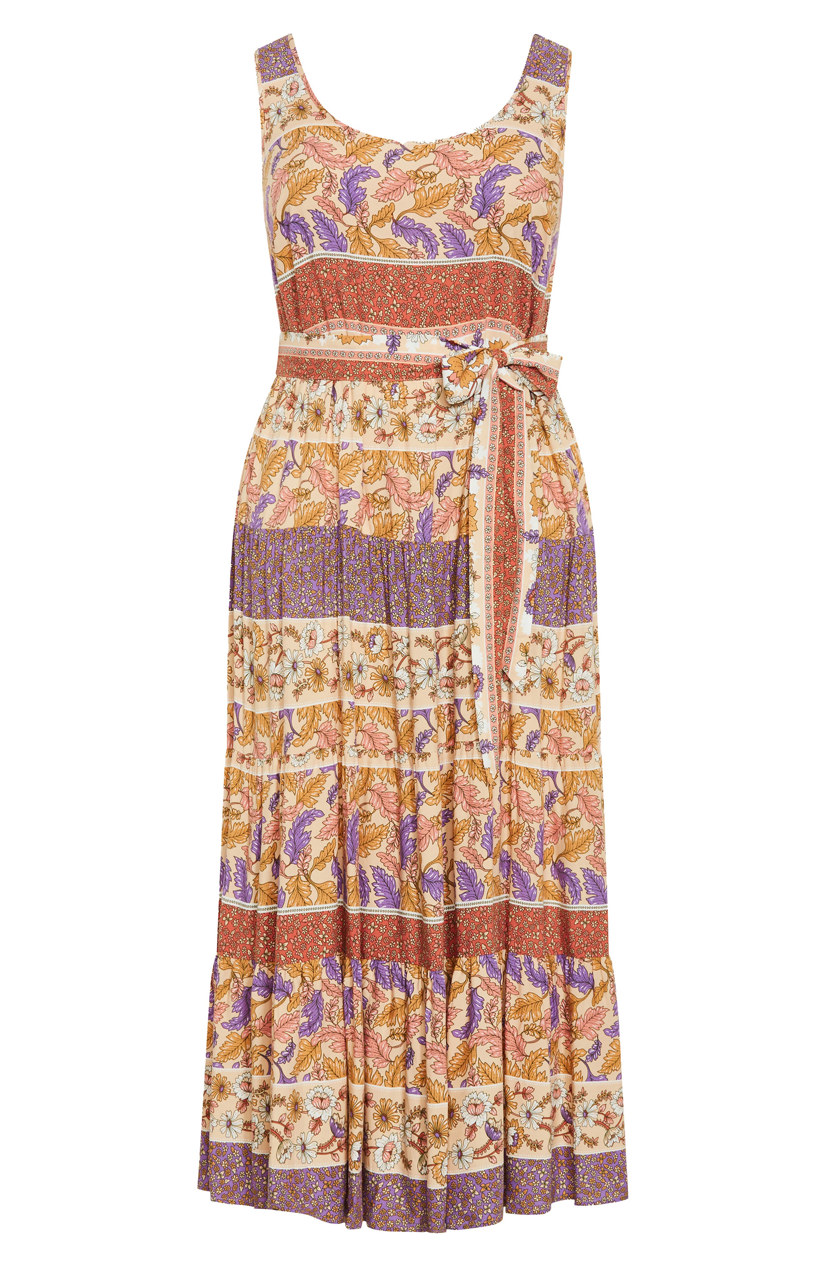 City Chic Sasha Mix Print Sundress (Women) | Nordstrom