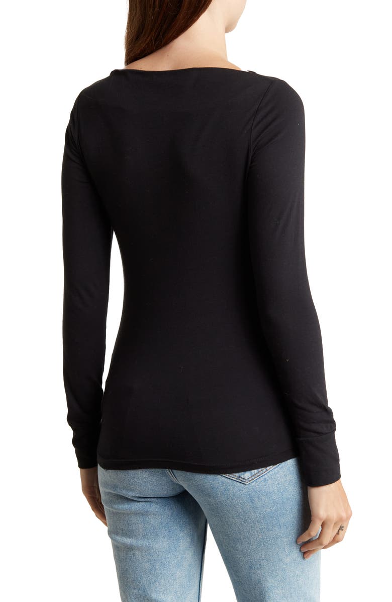 James Perse Boatneck Long Sleeve Top | Nordstromrack