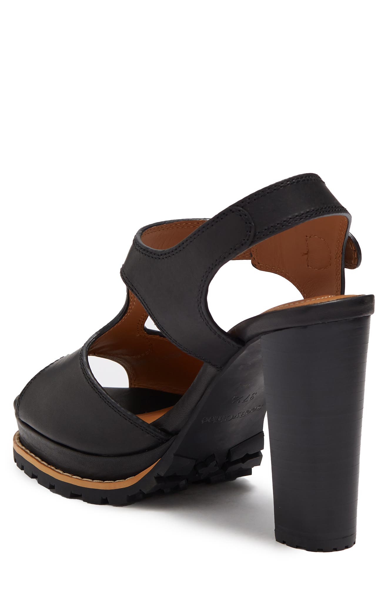 Chloé Brooke Block Heel Leather Sandal (Women) | Nordstromrack