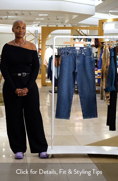 FRAME The Hang High Waist Ankle Straight Leg Jeans | Nordstromrack