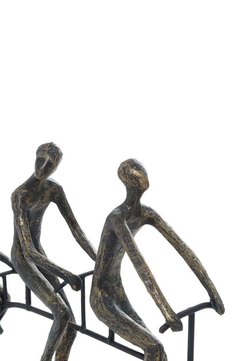 WILLOW ROW Brass Polystone Modern People Sculpture | Nordstromrack