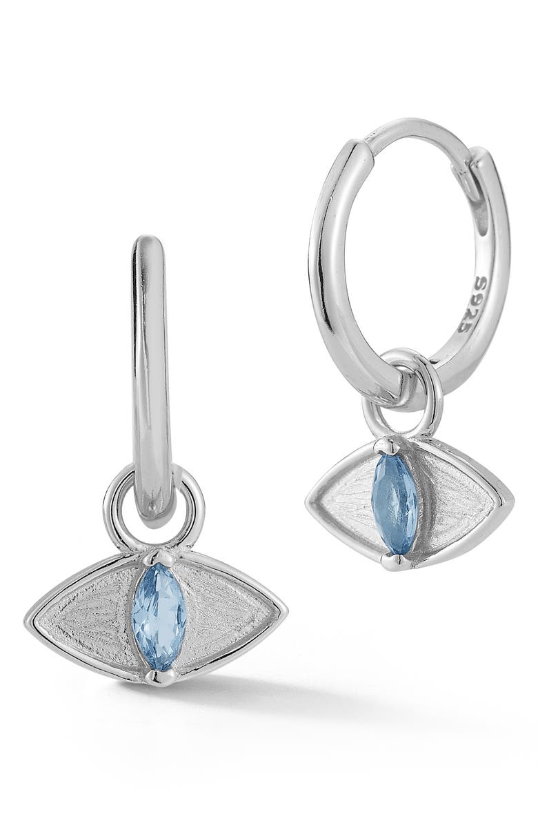 SPHERA MILANO CZ Eye Drop Huggie Hoop Earrings | Nordstromrack