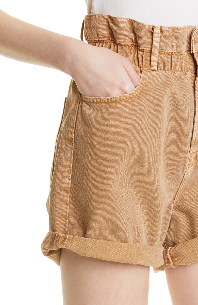 FRAME High Waist Pull-On Denim Shorts | Nordstromrack