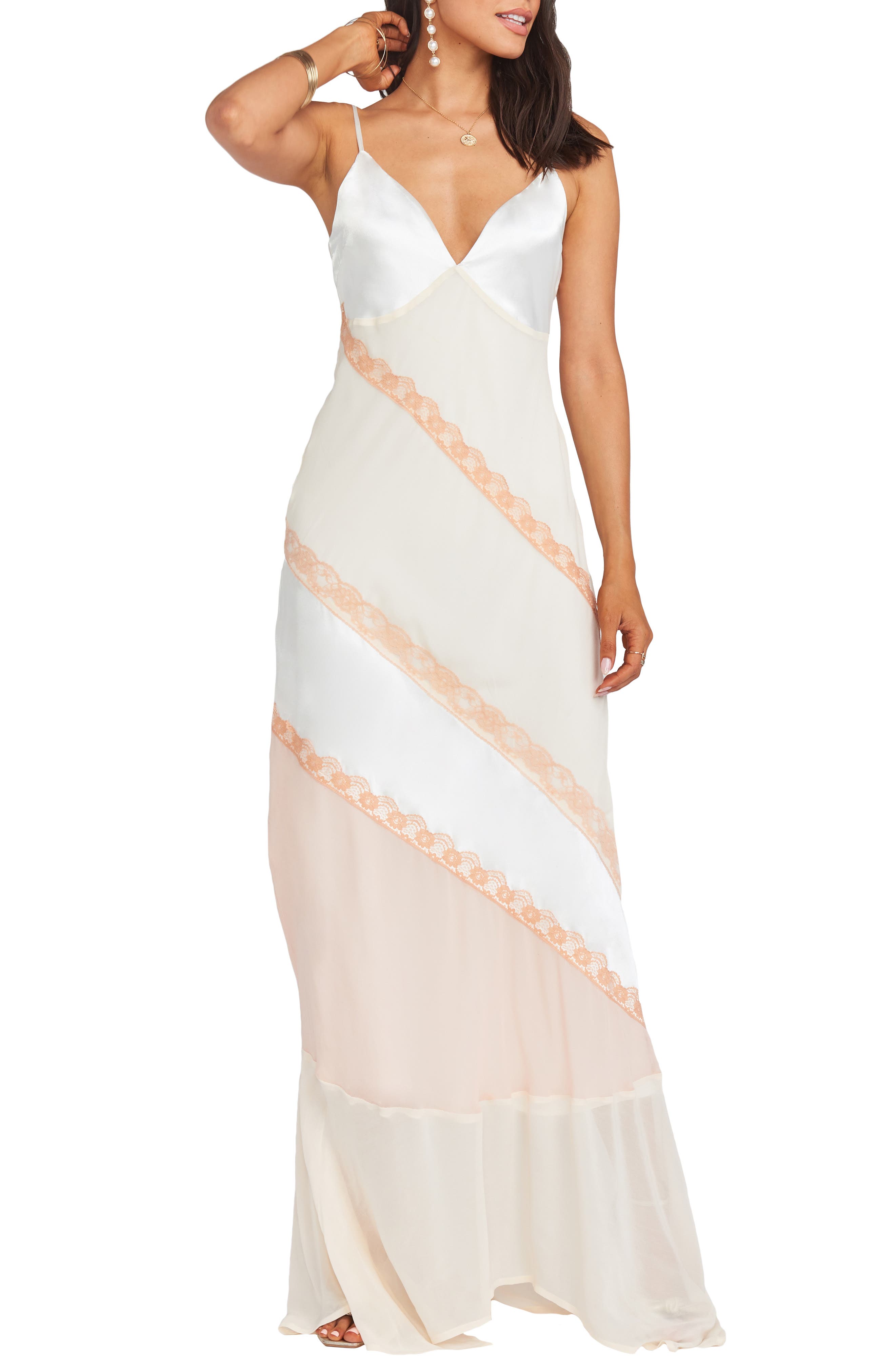 Show Me Your Mumu Allure Colorblock Slipdress | Nordstrom