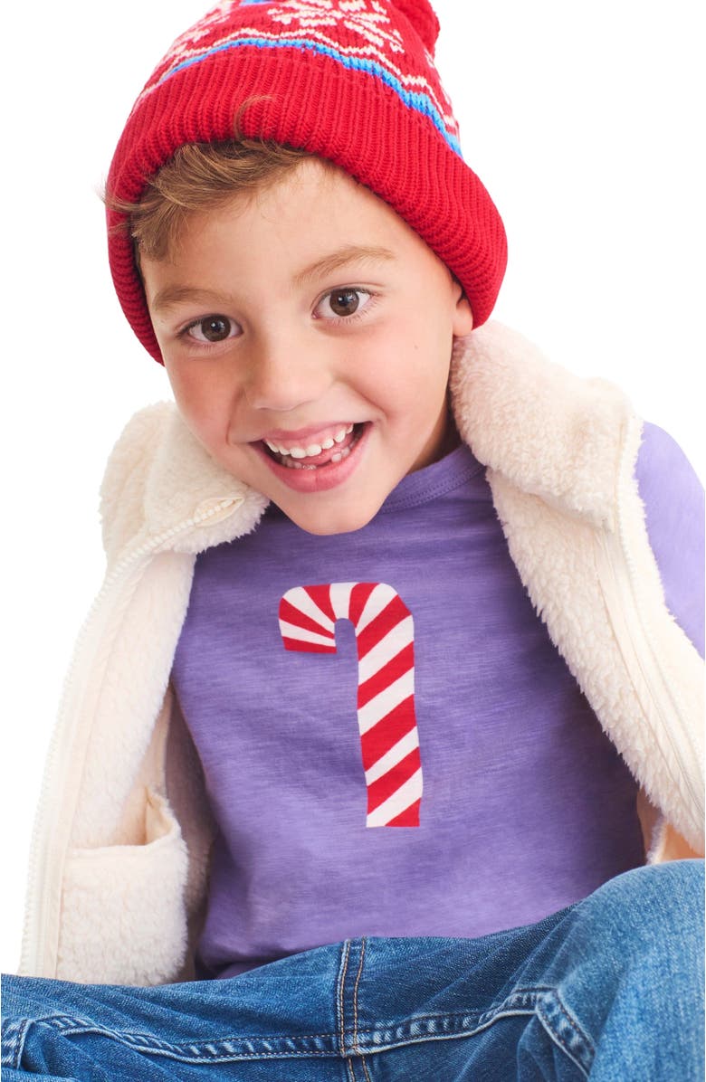 Primary Kids Long Sleeve Candy Cane Tee | Nordstrom