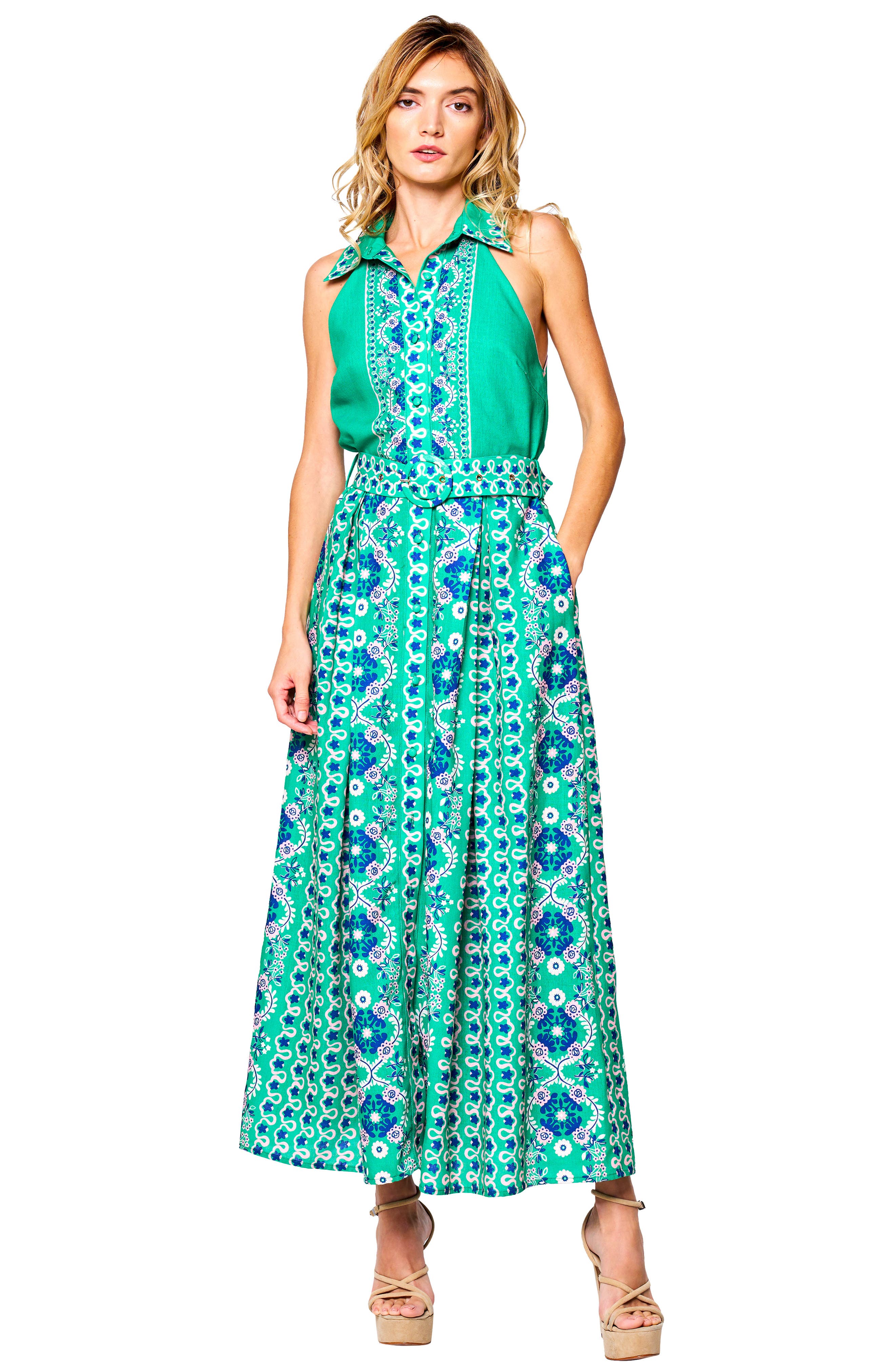 CIEBON Leena Belted Shirtdress | Nordstromrack