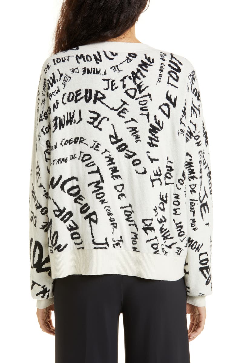Cinq à Sept Nyla Graphic Cardigan | Nordstromrack