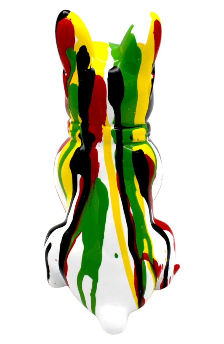 INTERIOR ILLUSIONS Multicolor II Graffiti French Bulldog Statue ...