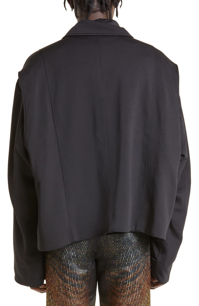 Bianca Saunders Men's Davison Asymmetric Zip Jacket | Nordstrom
