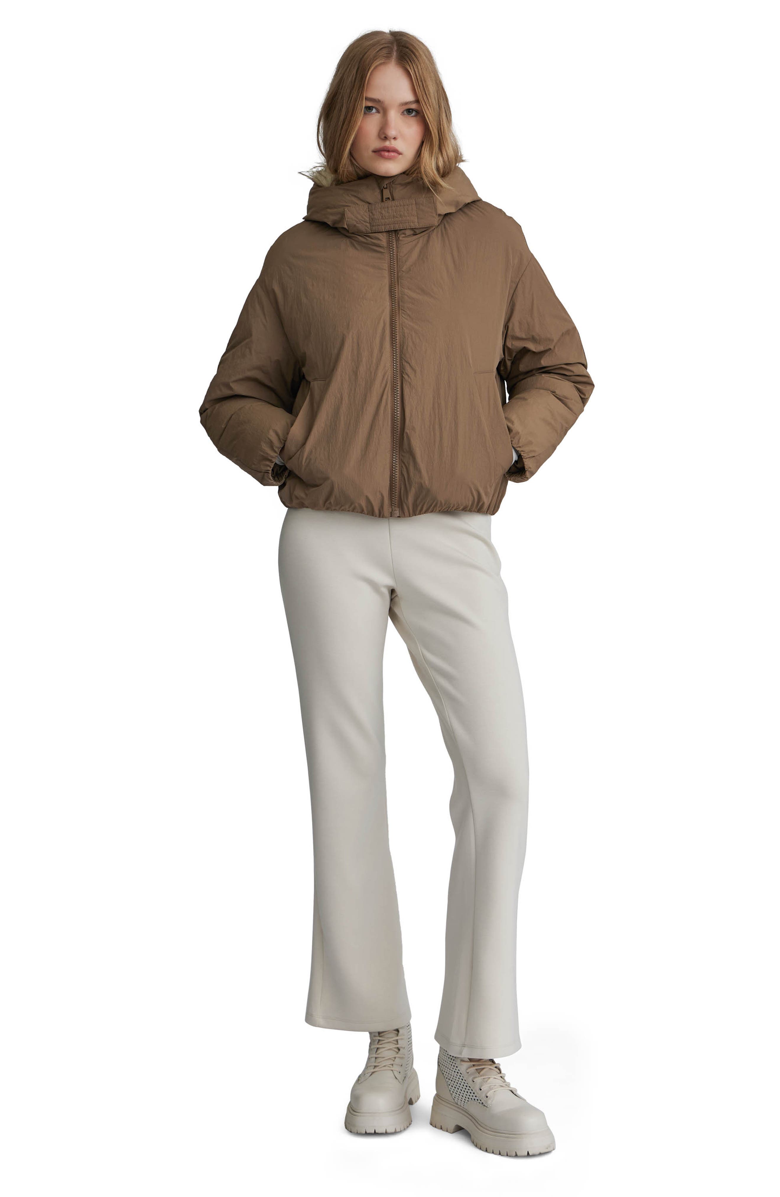 NVLT Faux Fur Lined Hooded Jacket | Nordstromrack