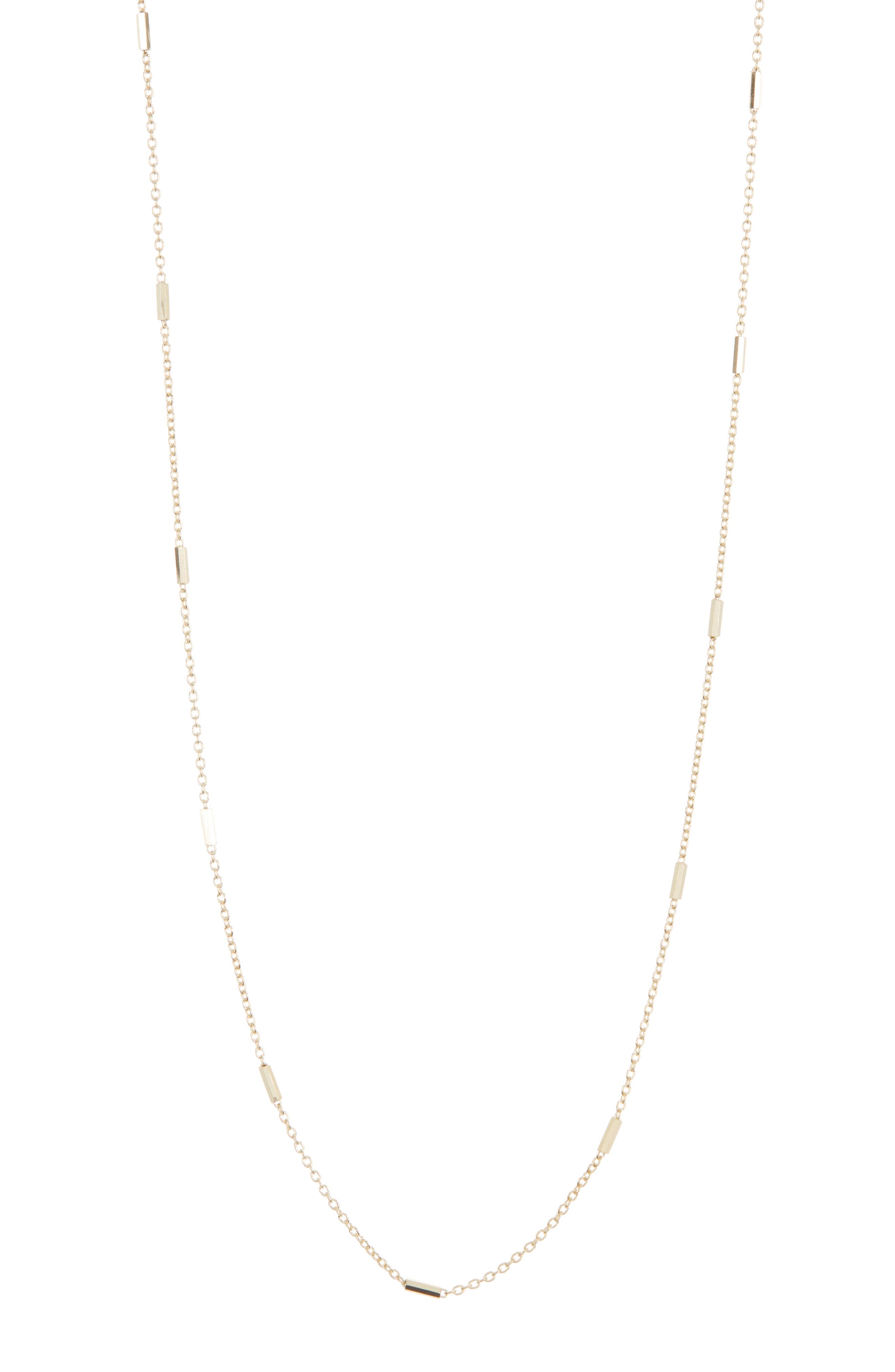 Argento Vivo Sterling Silver Station Bar Necklace | Nordstromrack