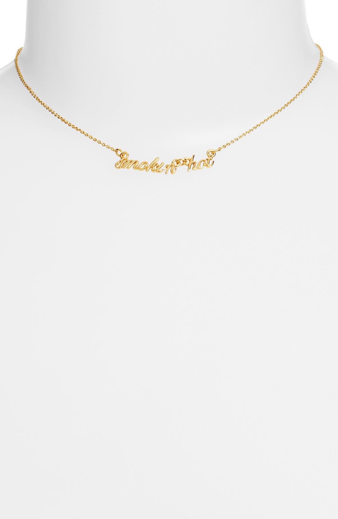 Kate Spade New York Say Yes Smoking Hot Pendant Necklace Women