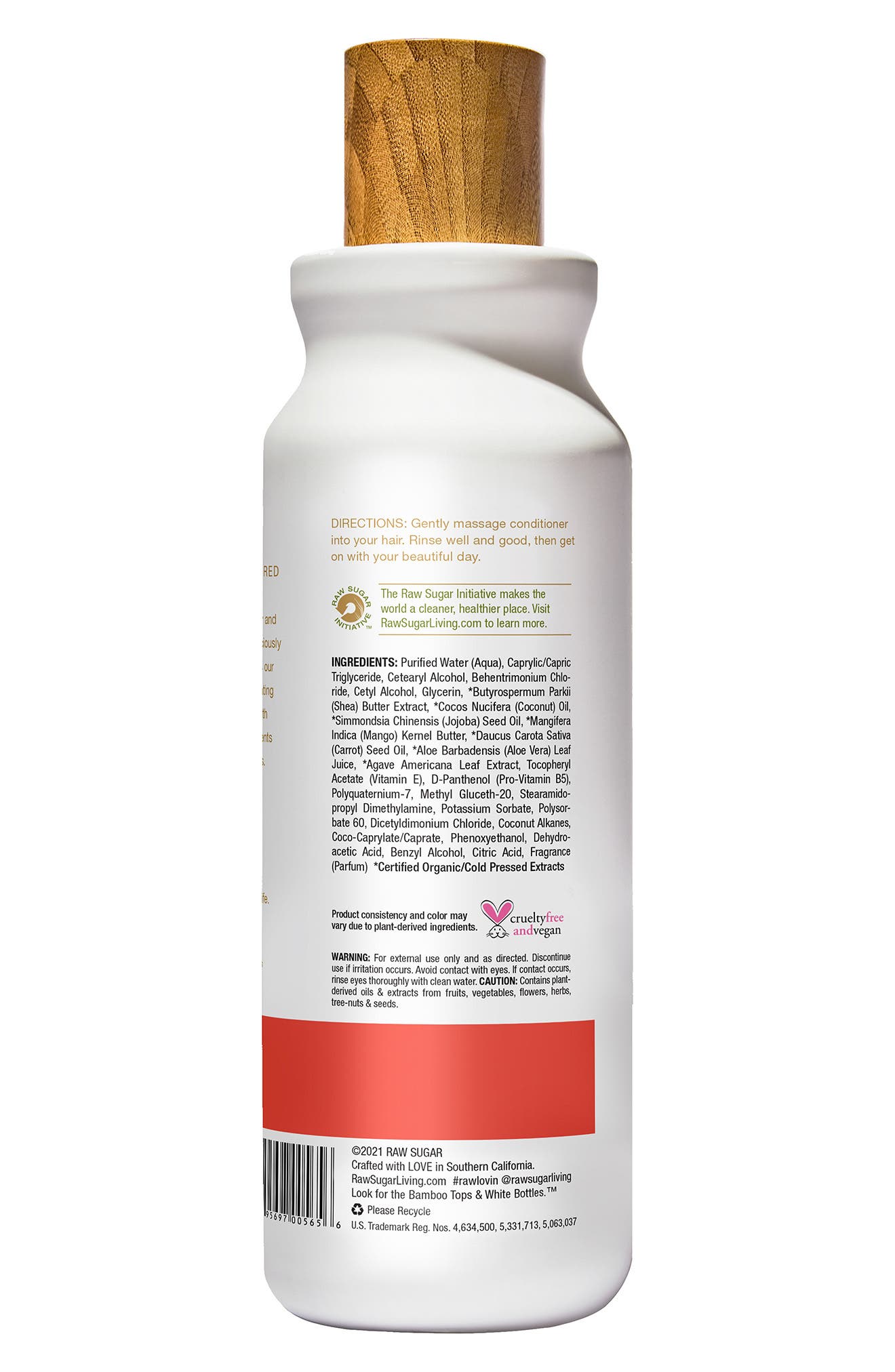 RAW SUGAR The Bounce Back Conditioner Mango Butter + Agave + Carrot Oil ...