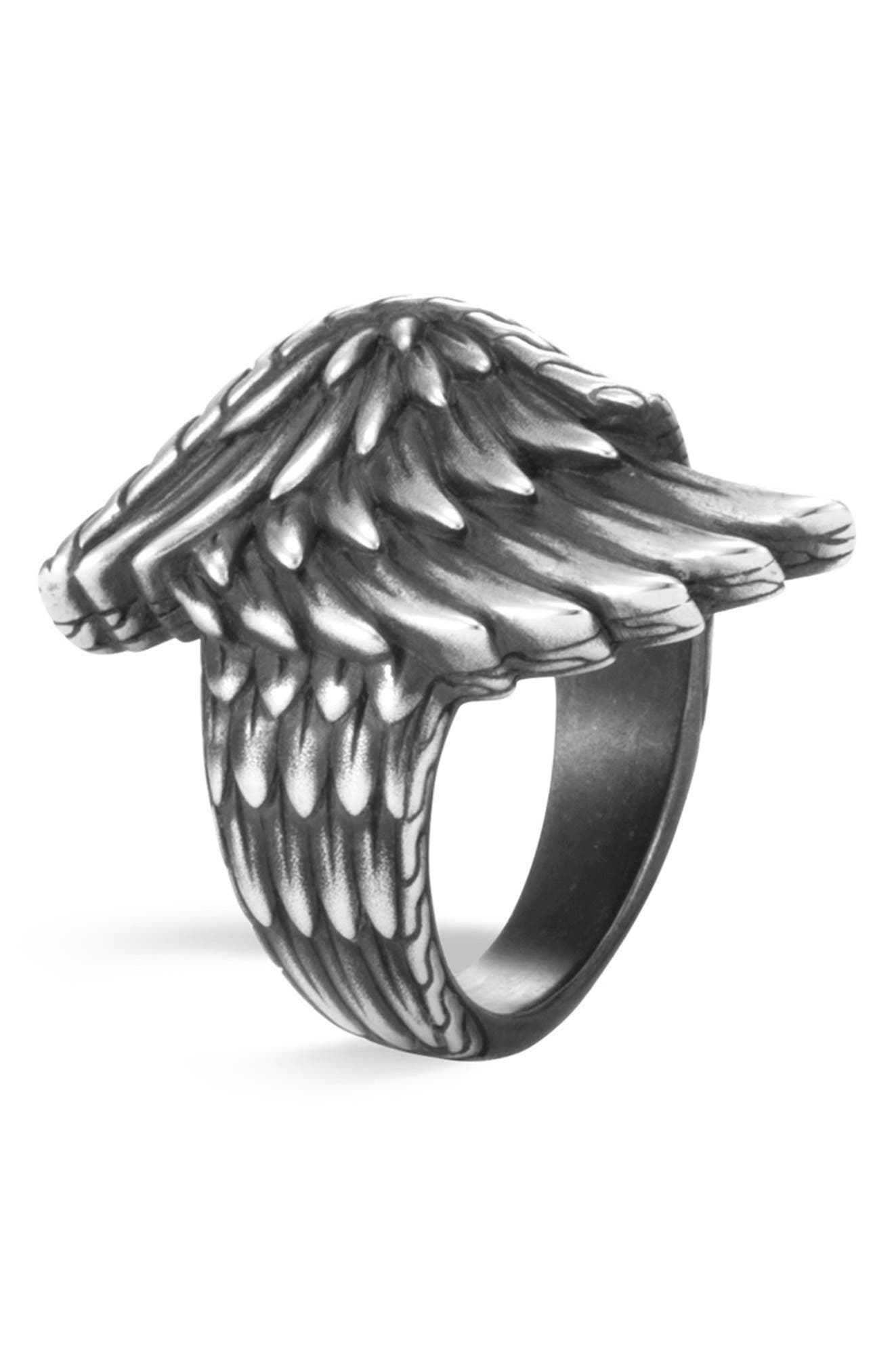John Hardy Sterling Silver Eagle Wing Ring | Nordstromrack