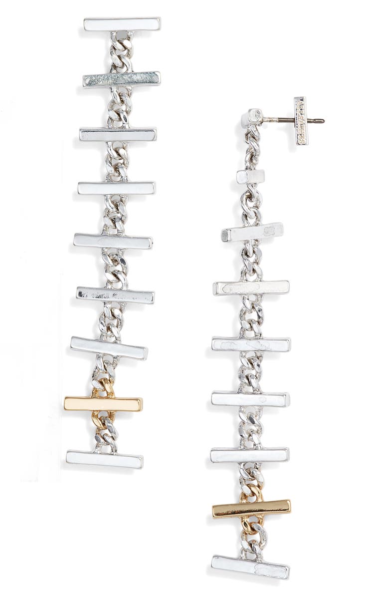 AllSaints Bar & Chain Linear Drop Earrings | Nordstrom