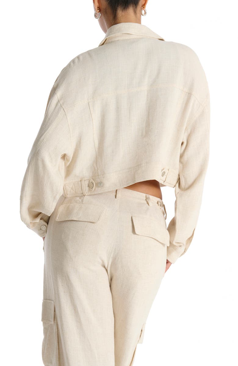 Naked Wardrobe Patch Pocket Crop Jacket | Nordstromrack