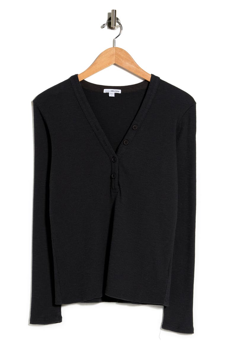 V-Neck Henley Knit Top (Women) | Nordstromrack
