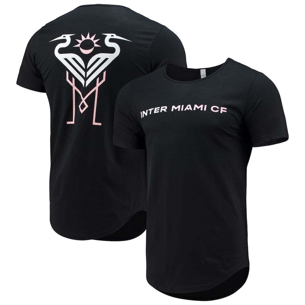 500 LEVEL Men's Black Inter Miami CF Curved Hem T-Shirt | Nordstrom
