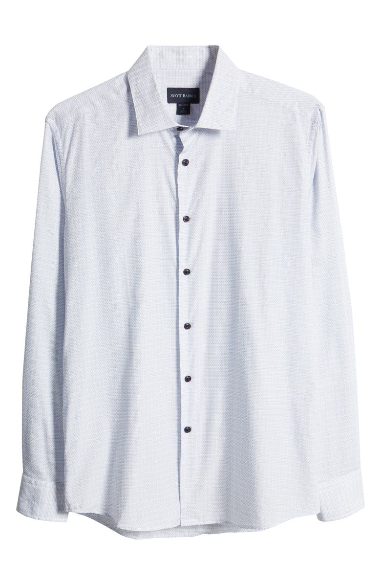 Scott Barber Dobby Micropattern Textured Button-Up Shirt | Nordstromrack