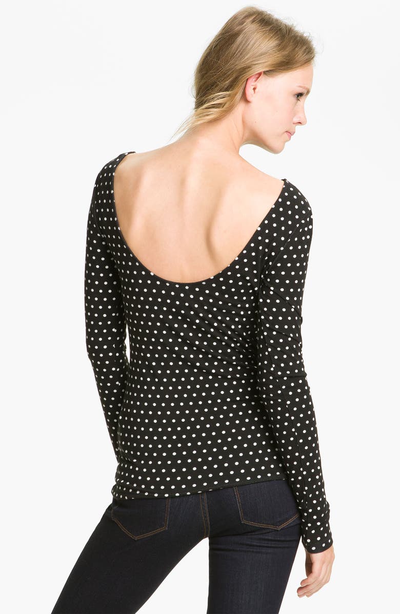 Hinge ® Print Ballet Neck Top | Nordstrom
