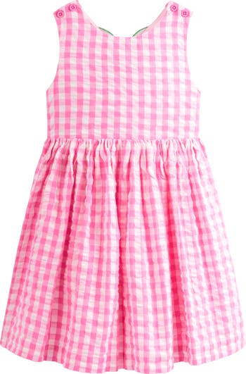 Mini Boden Kids' Zadie Back Appliqué Cotton Seersucker Sundress | Nordstrom