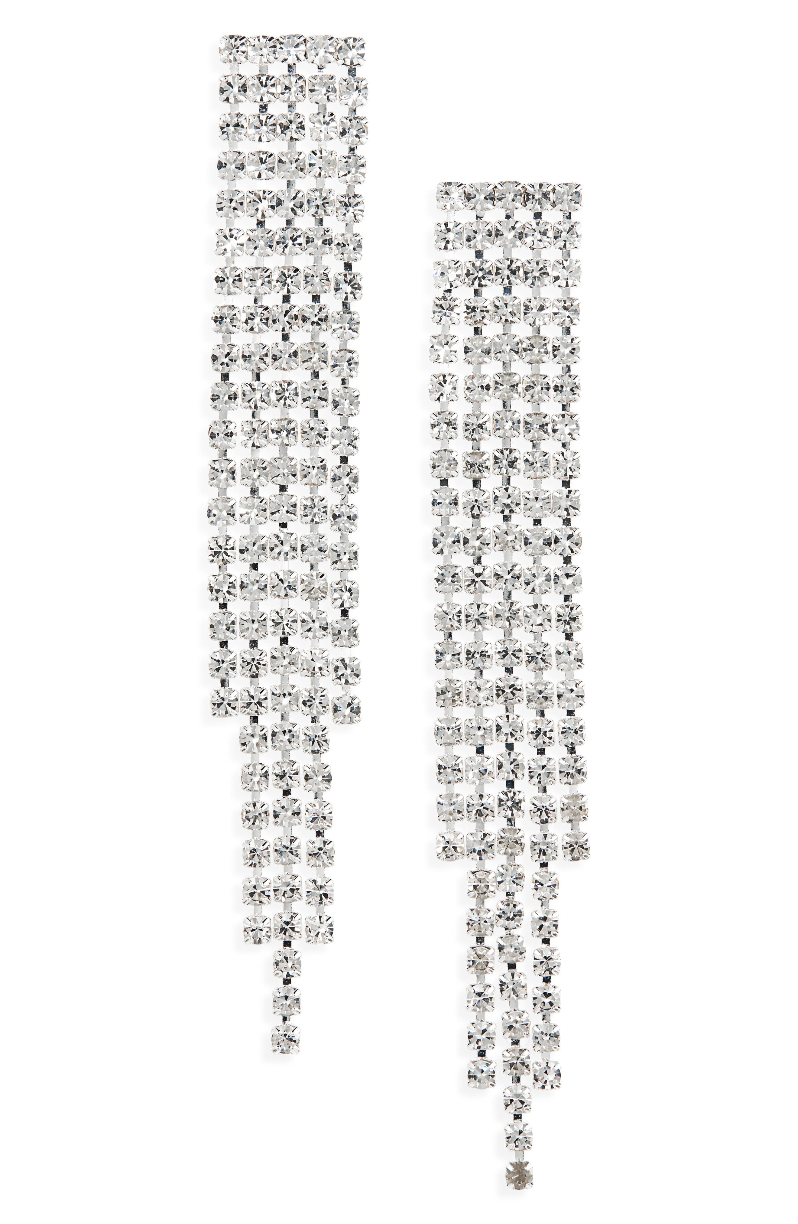Cara Crystal Fringe Drop Earrings | Nordstromrack
