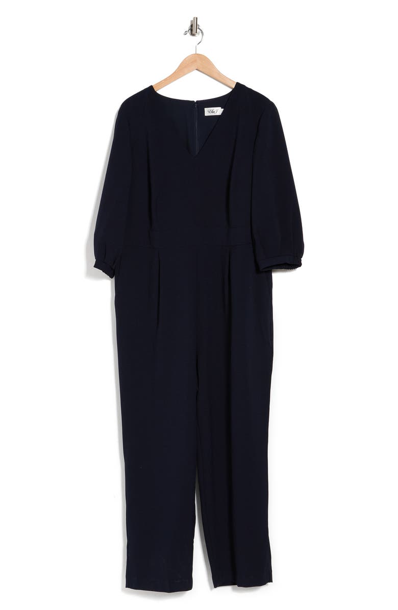 Eliza J Bubble Sleeve Crepe Jumpsuit | Nordstromrack