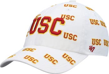 '47 Women's '47 White USC Trojans Confetti Clean Up Adjustable Hat ...