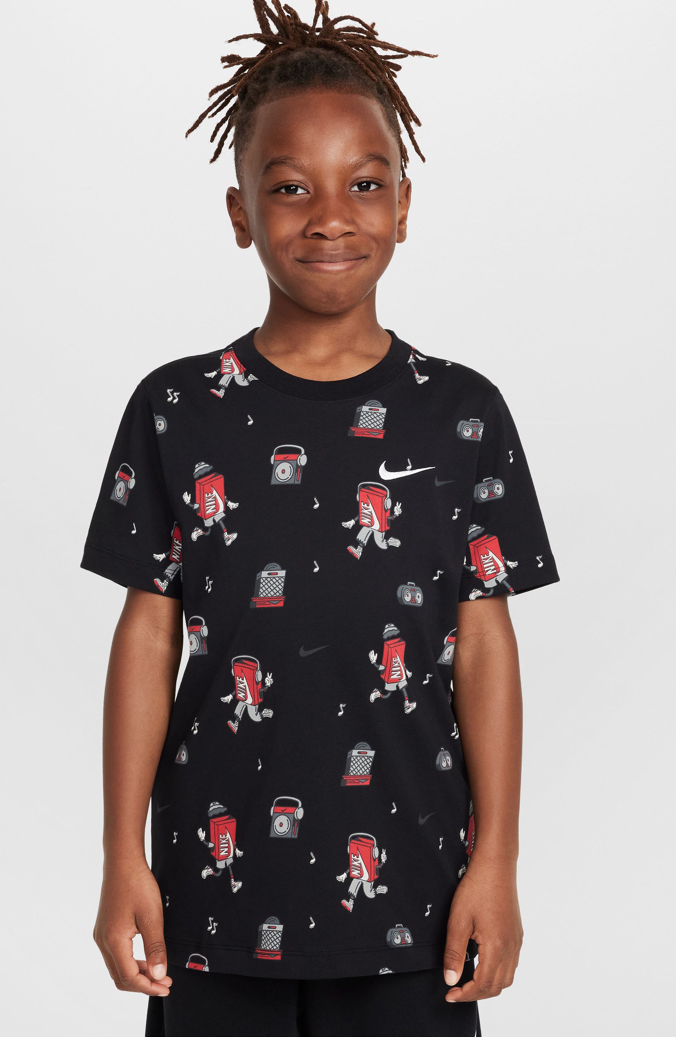 Nike Kids' Boxy Allover Print T-Shirt | Nordstromrack