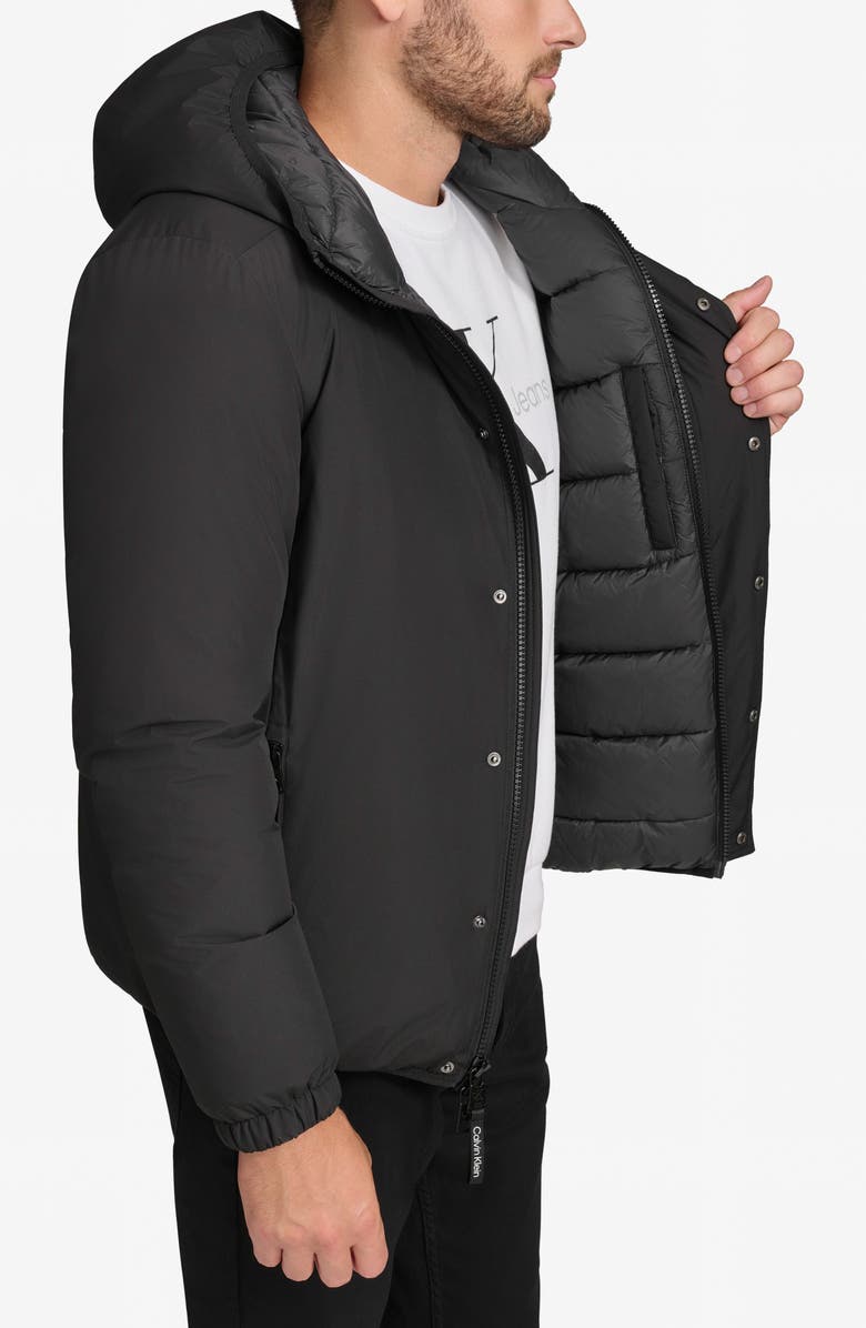 Calvin Klein Hooded Water Resistant Jacket | Nordstromrack