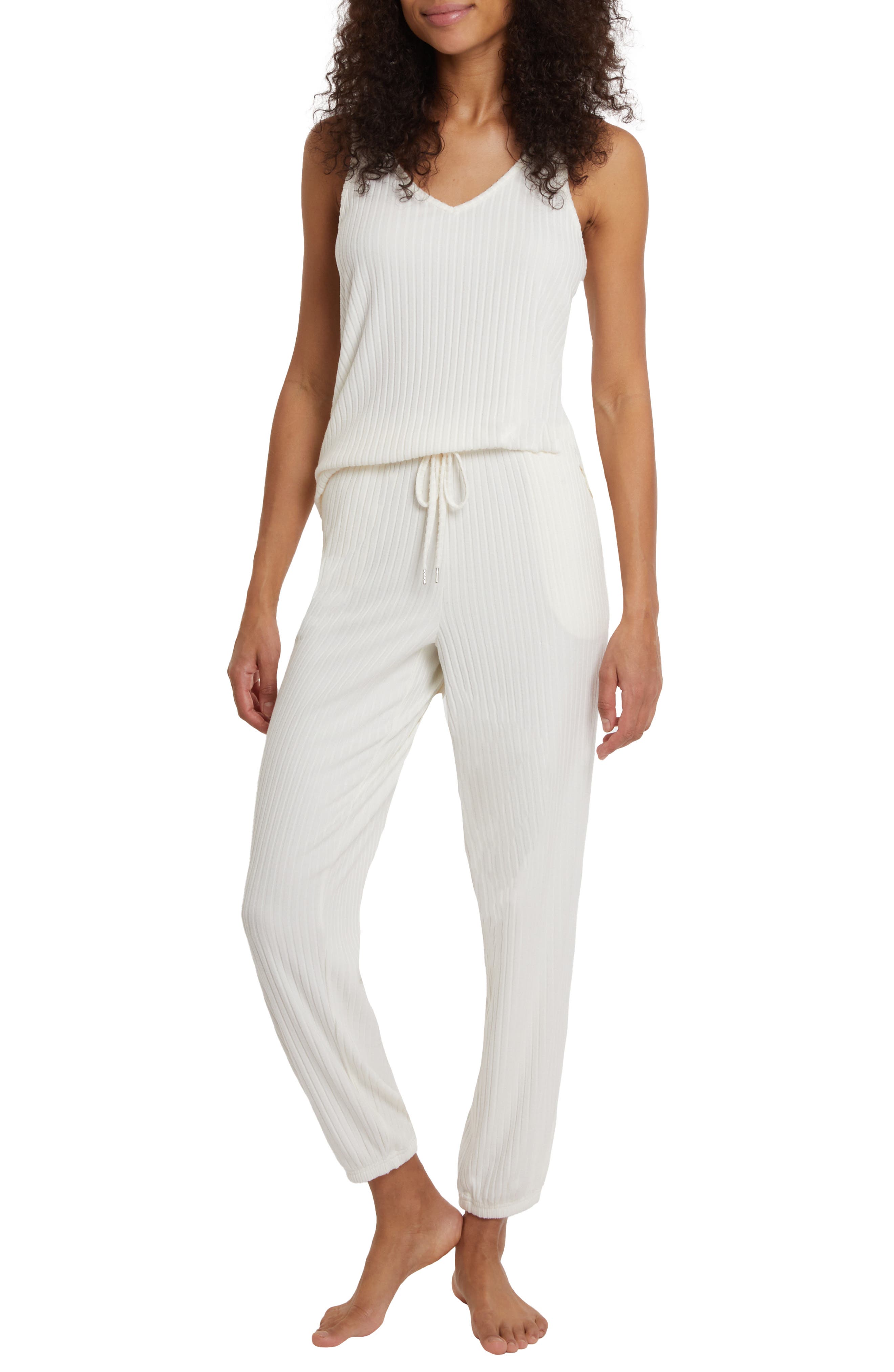 Nicole Miller Brushed Wide Rib Pajamas | Nordstromrack