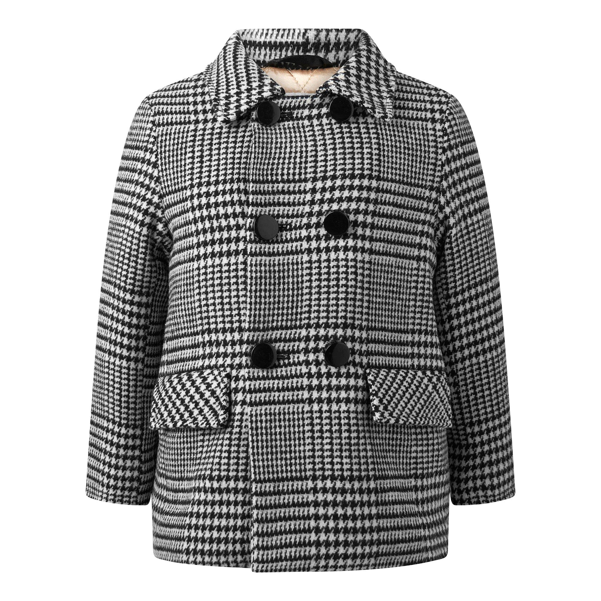 Rachel Riley Houndstooth Double Breasted Coat | Nordstrom