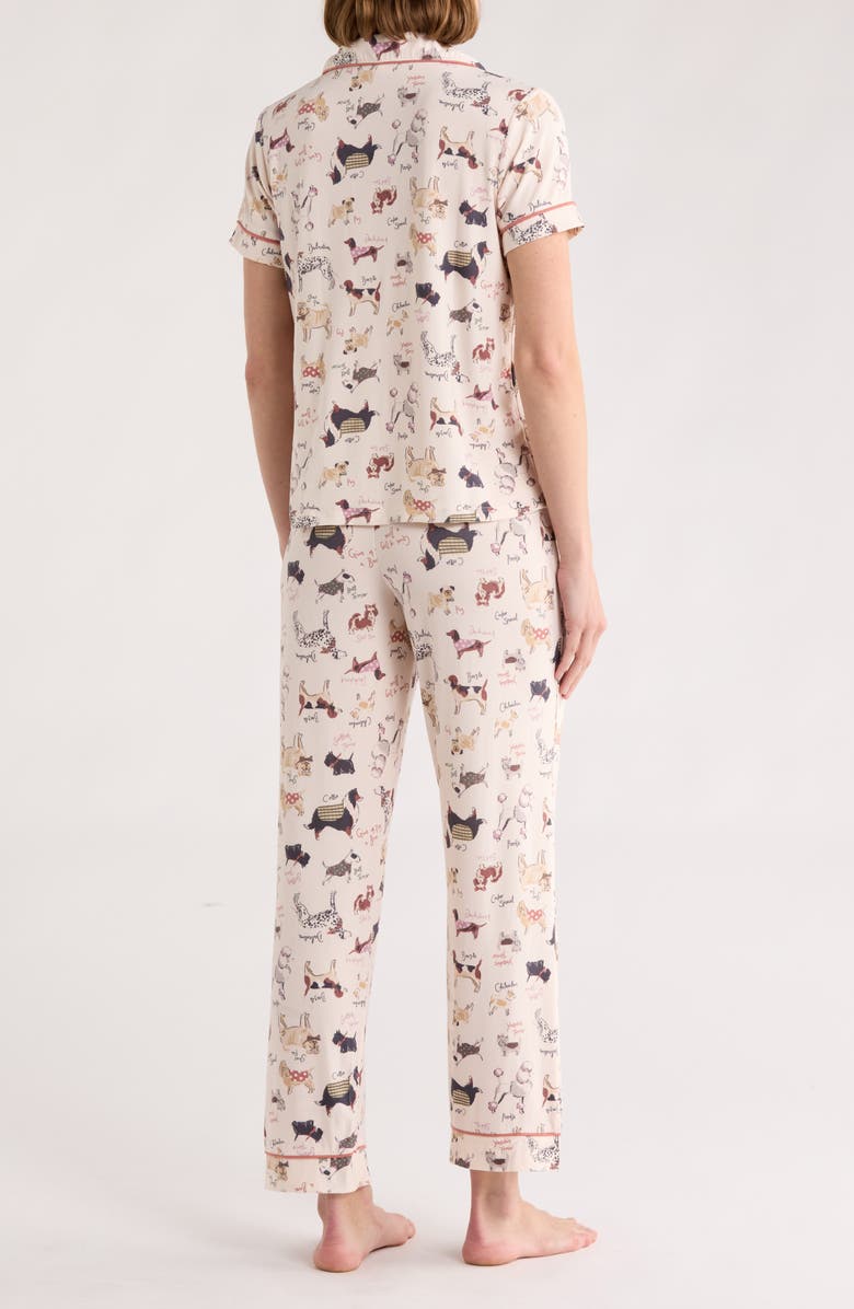 JACLYN Yummy Notch Printed Pajamas | Nordstromrack