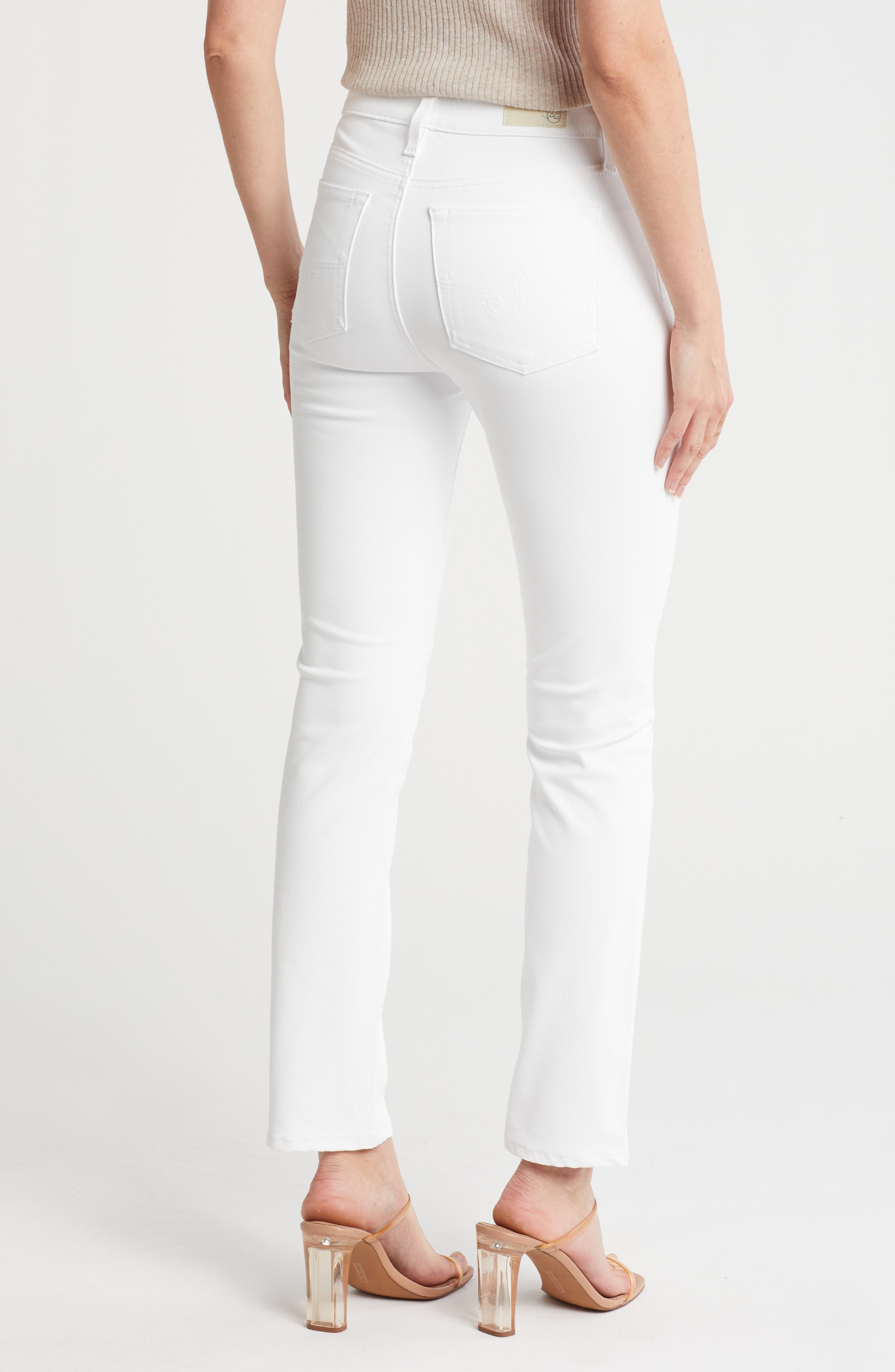 Mari High Waist Slim Straight Leg Jeans (Women) | Nordstromrack