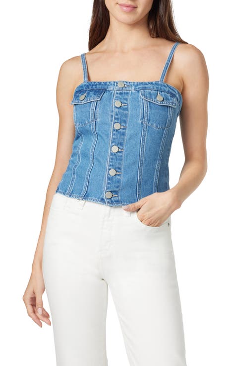 Women's Crop Top Denim Tops | Nordstrom