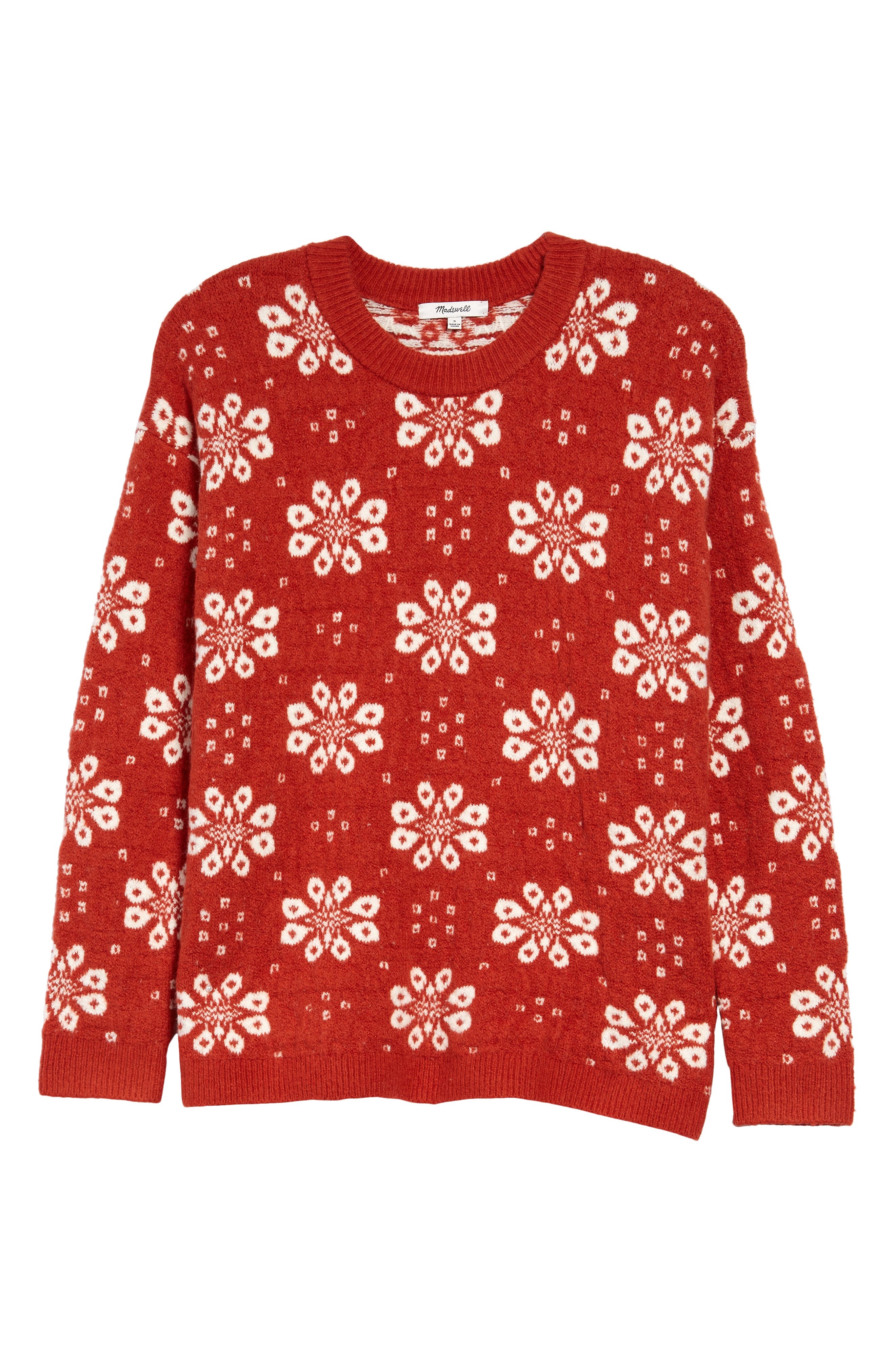 Madewell Althen Patterned Pullover Sweater | Nordstromrack