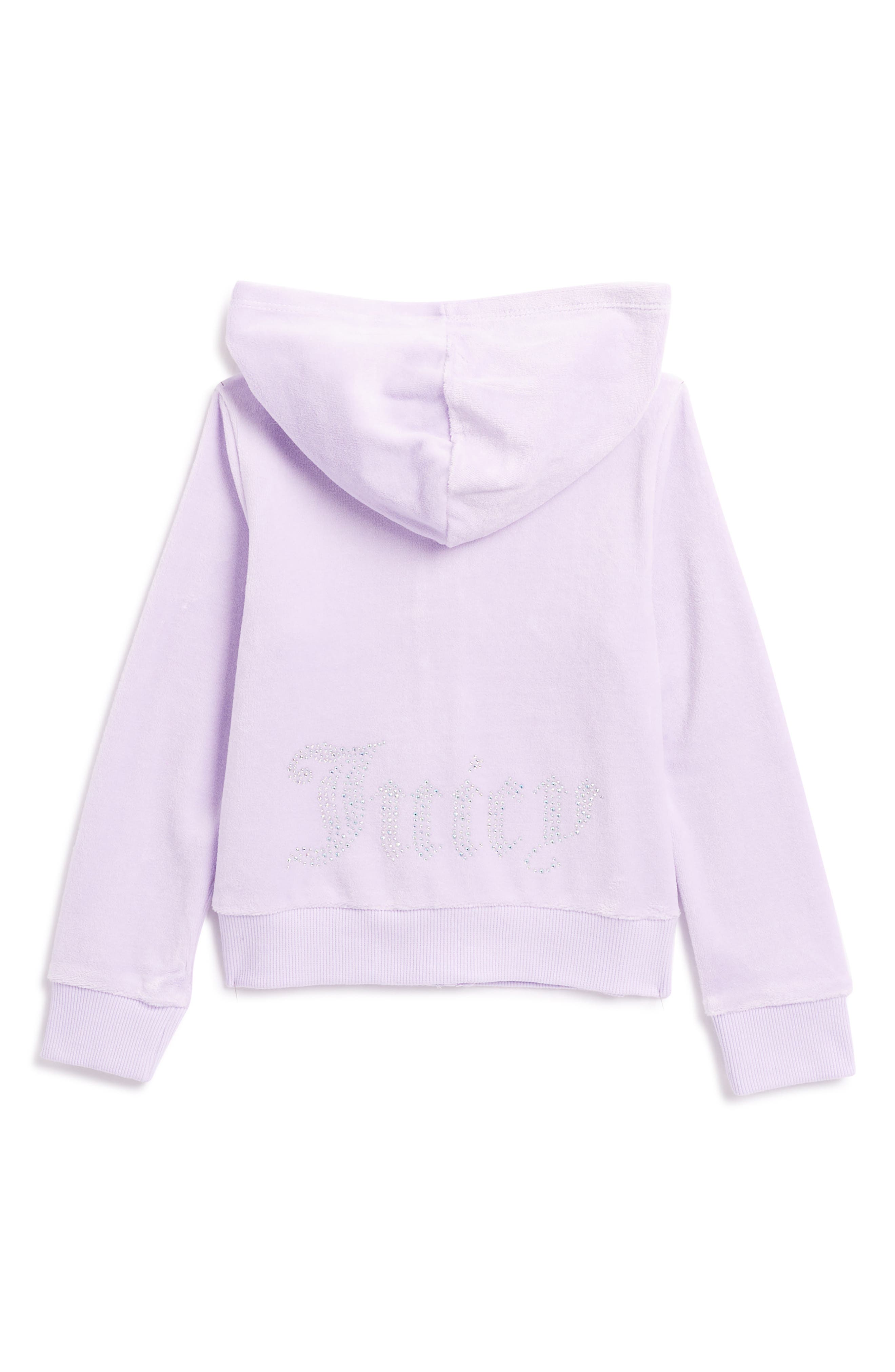 Juicy Couture Kids' Velour Zip-Up Hoodie & Joggers Set | Nordstromrack