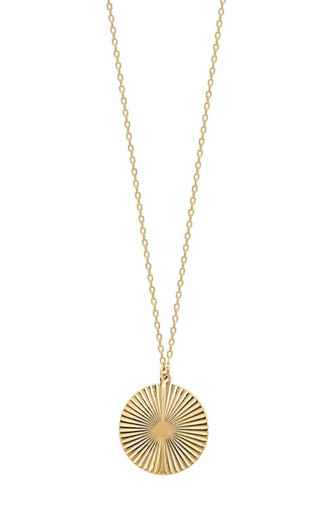 Nordstrom gold pendant necklace store