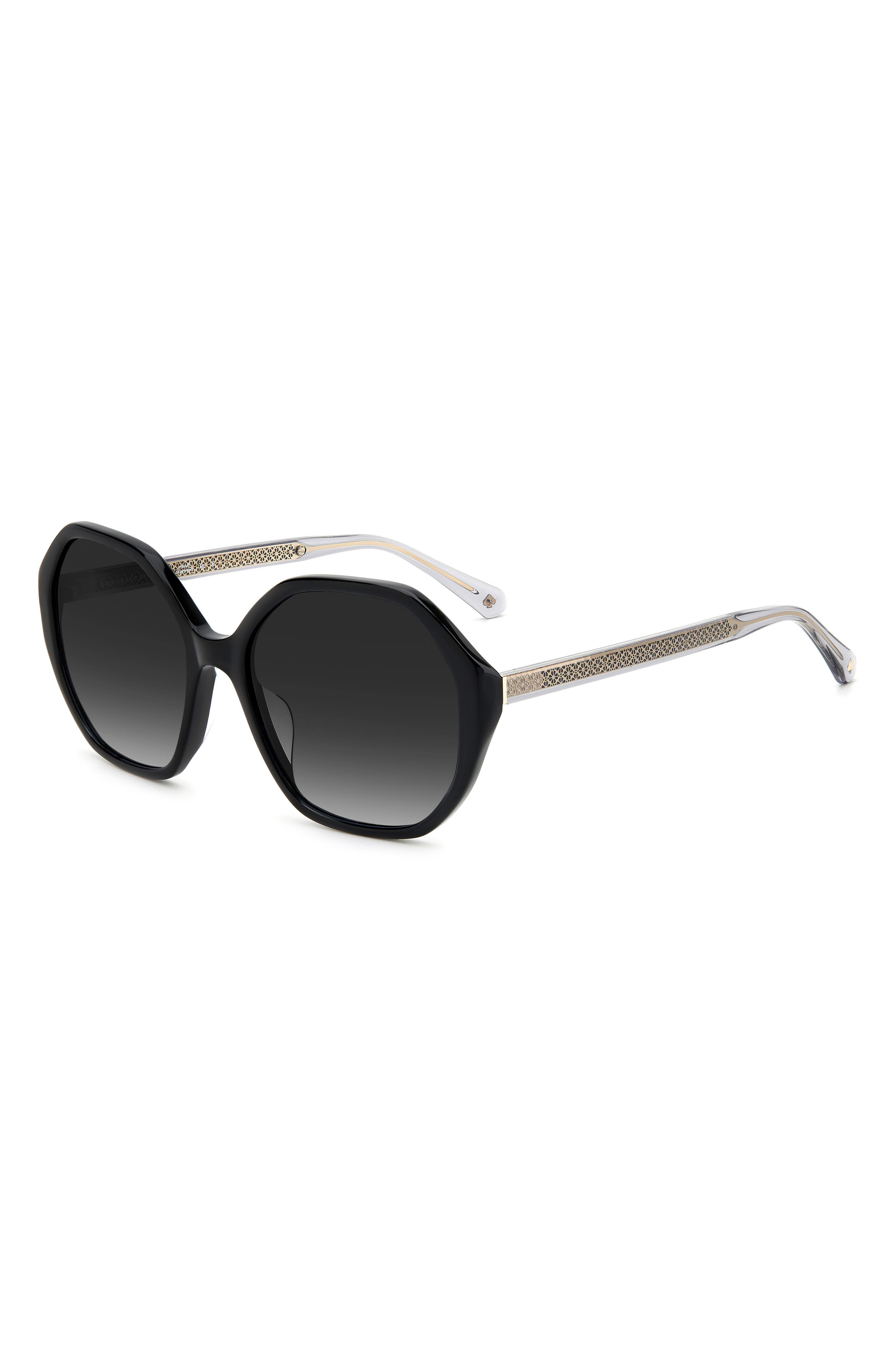 Kate Spade New York waverly 57mm gradient round sunglasses | Nordstromrack