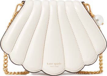 Kate Spade New York what the shell pearlized smooth leather seashell ...