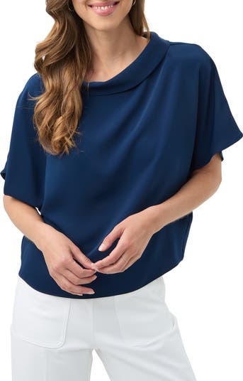 Trina Turk Honeysuckle Short Sleeve Drapey Top | Nordstrom