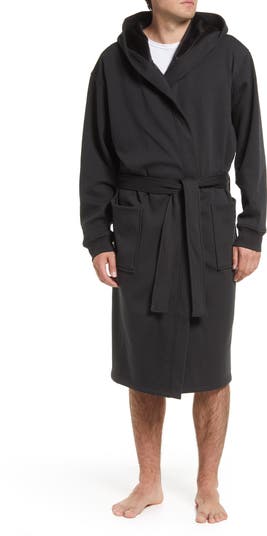 UGG® Leeland Hooded Stretch Cotton Robe | Nordstrom