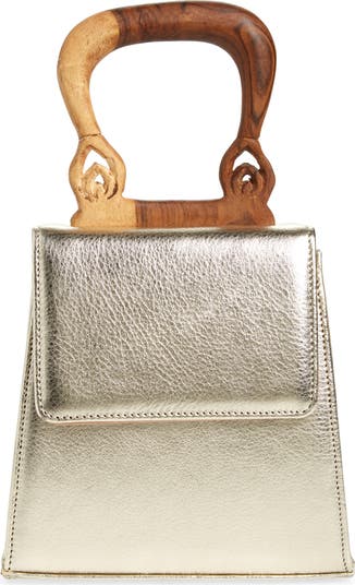 Brother Vellies Nile Metallic Leather Top Handle Bag | Nordstrom
