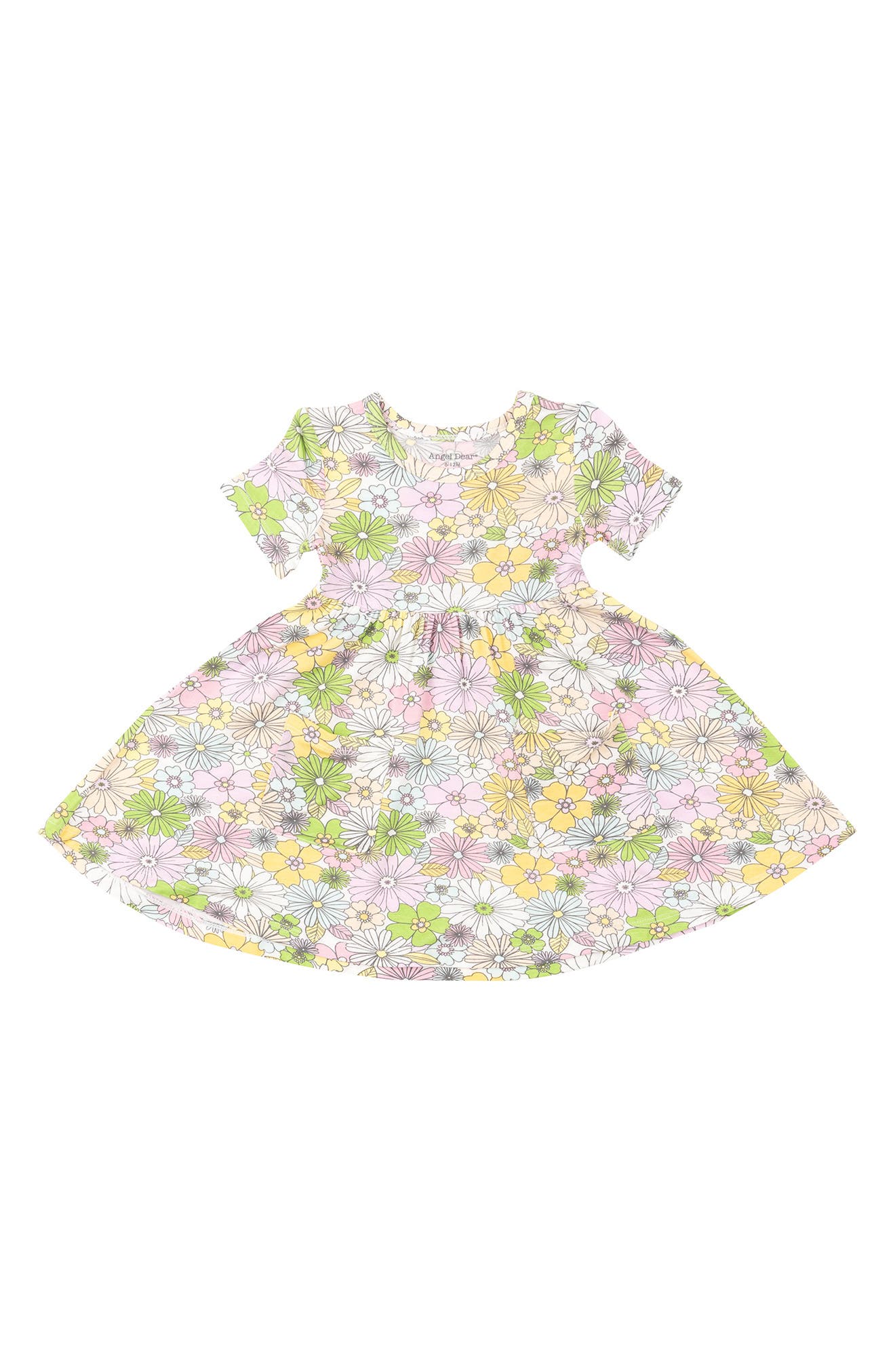 Angel Dear Mixed Retro Floral Short Sleeve Dress | Nordstromrack