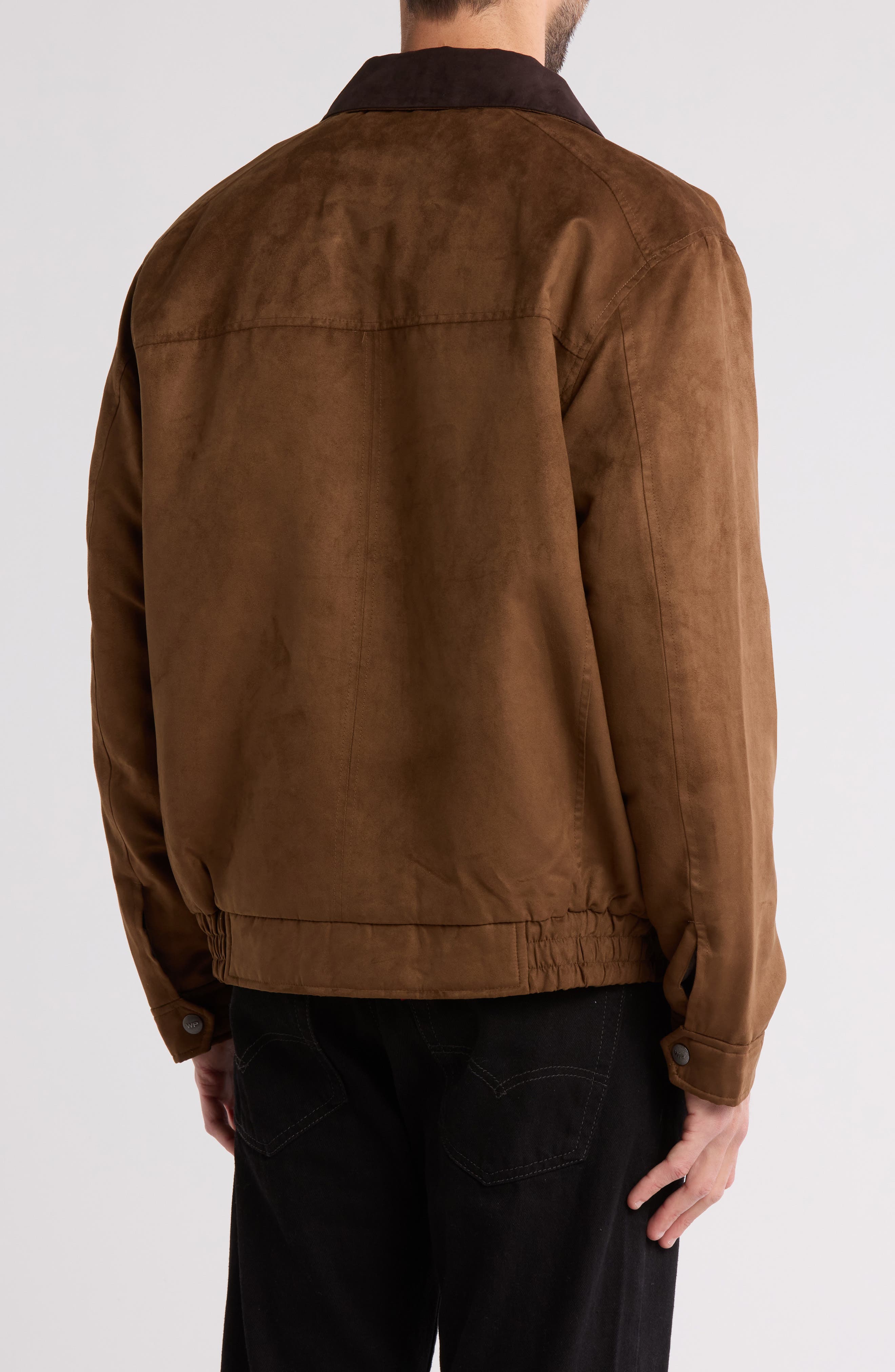 Weatherproof® Micro Faux Suede Shirt Jacket | Nordstromrack