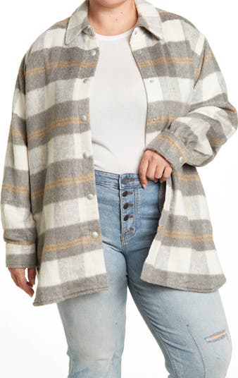 BLANKNYC Plaid Shacket | Nordstromrack