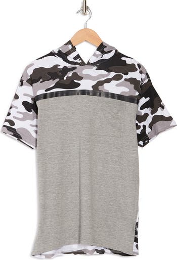 BROOKLYNS BEST Colorblock Camo Hooded T-Shirt | Nordstromrack