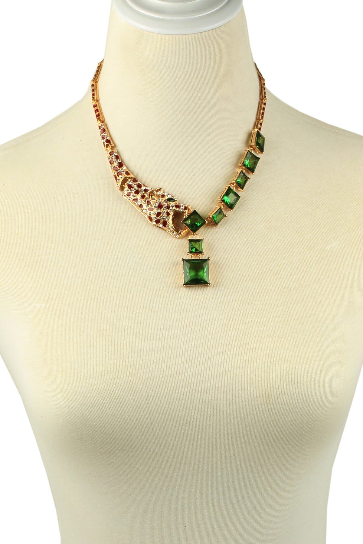 EYE CANDY LOS ANGELES Leopard Crystal Necklace | Nordstromrack